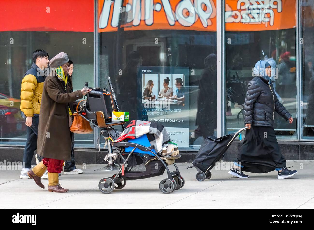Social issues and poverty in Toronto city, Canada Stock Photo - Alamy