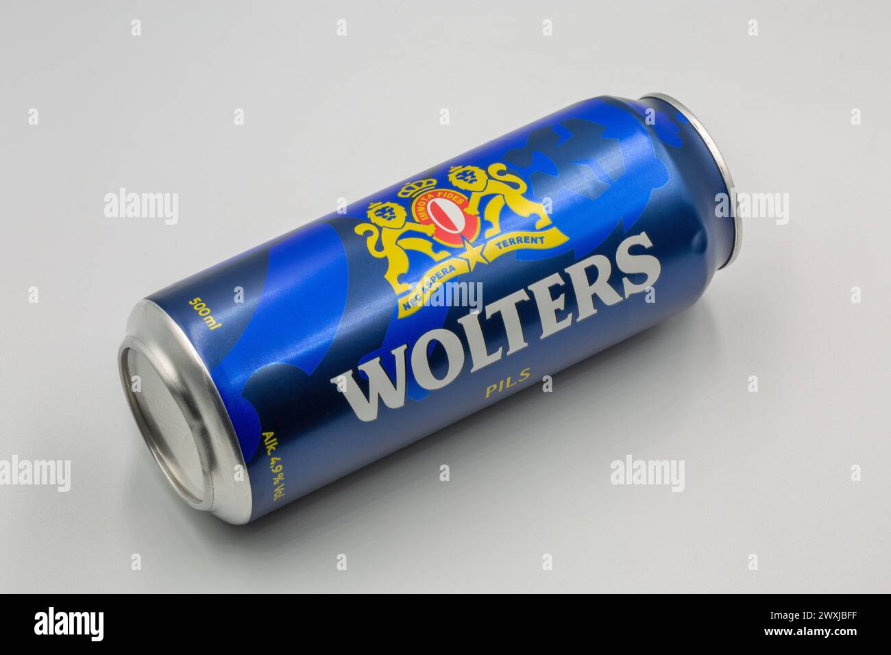 Kyiv, Ukraine - December 25, 2022: Studio shoot of Wolters Pils German ...