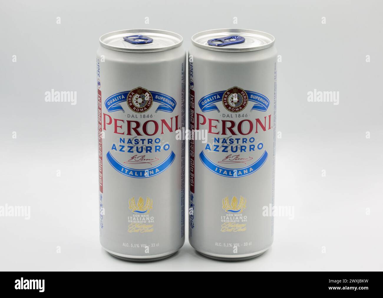 Peroni beer logo hi-res stock photography and images - Alamy
