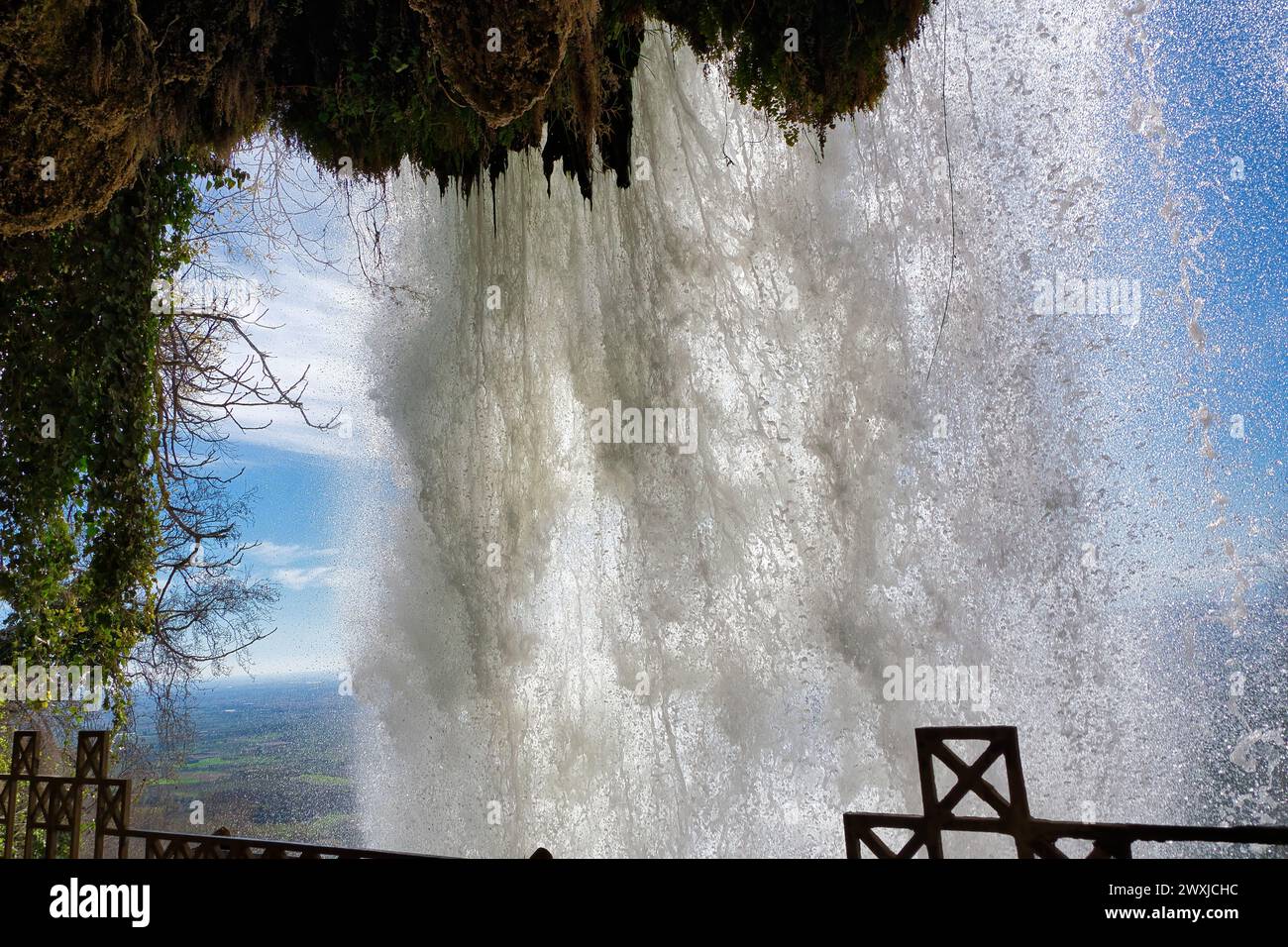 The famous waterfalls of Edessa, which give the capital of the ...