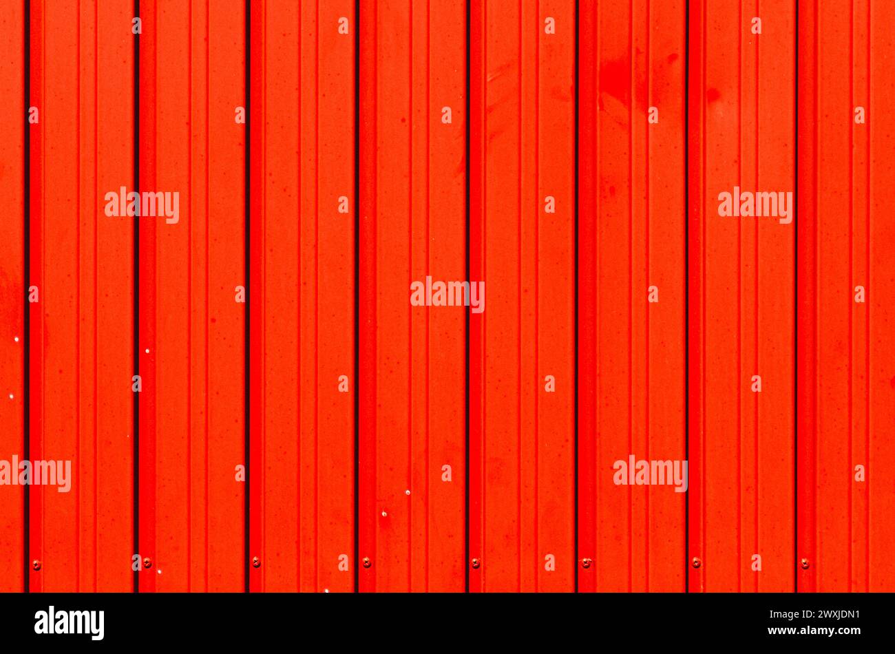 texture of a red corrugated metal door, background Stock Photo - Alamy