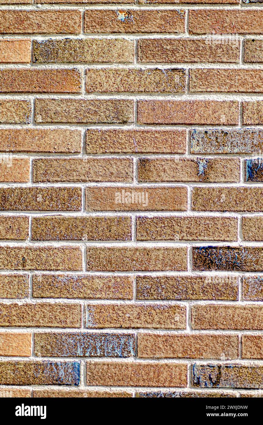 texture of a refractory brick wall, background Stock Photo - Alamy
