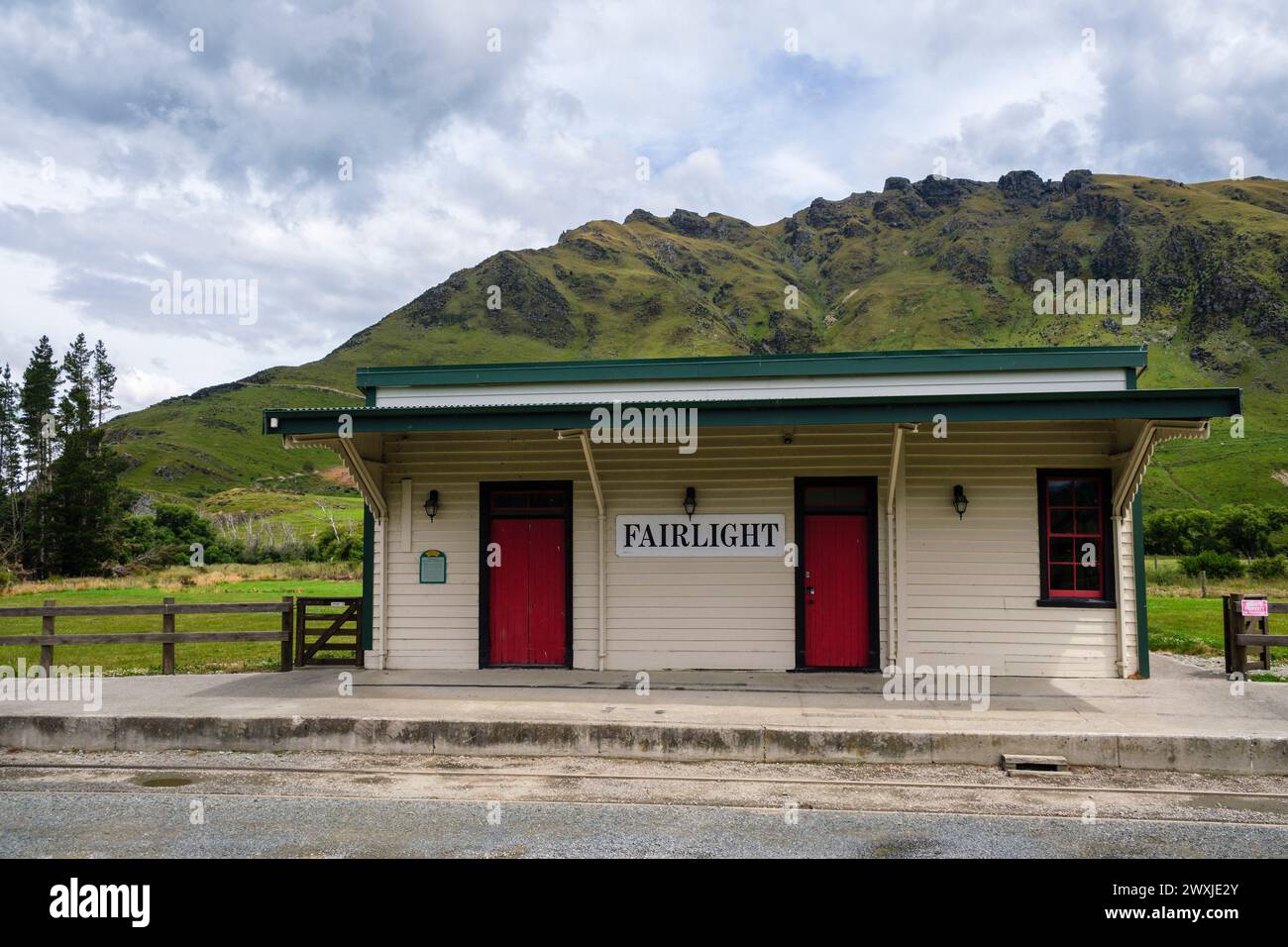 The Fairlight Railway Terminus, Southland, South Island, New Zealand ...