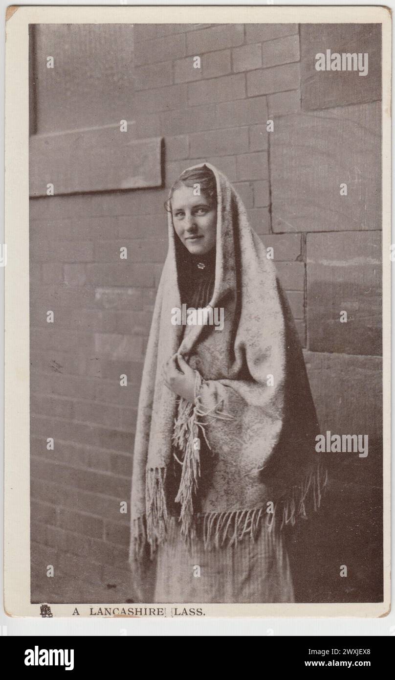 "A Lancashire Lass": early 20th century photograph of a young woman ...