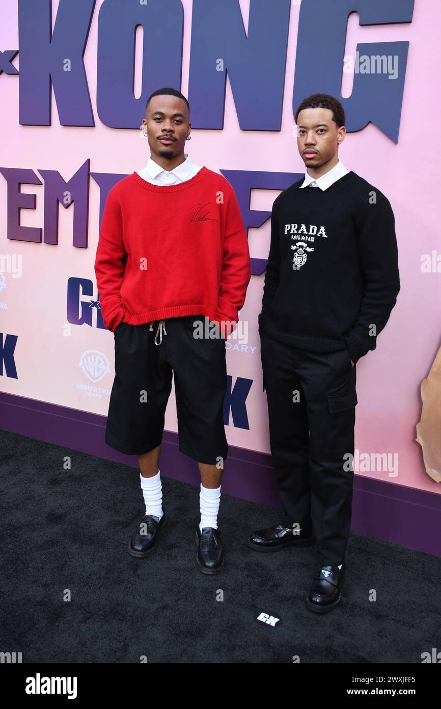 Hollywood, California, USA 25th March 2024 Zach Jelks attends Warner ...