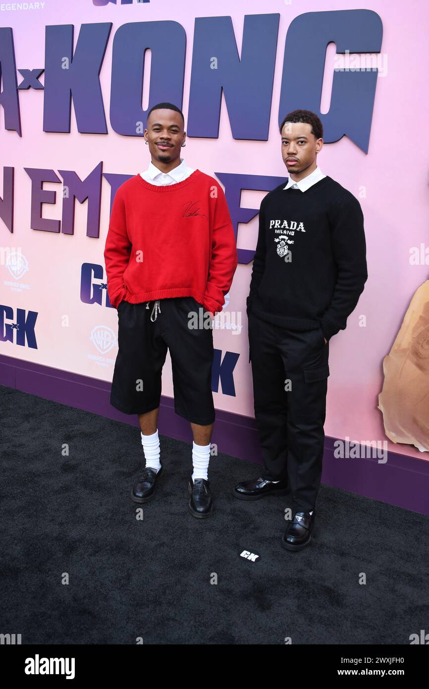 Hollywood, California, USA 25th March 2024 Zach Jelks attends Warner ...