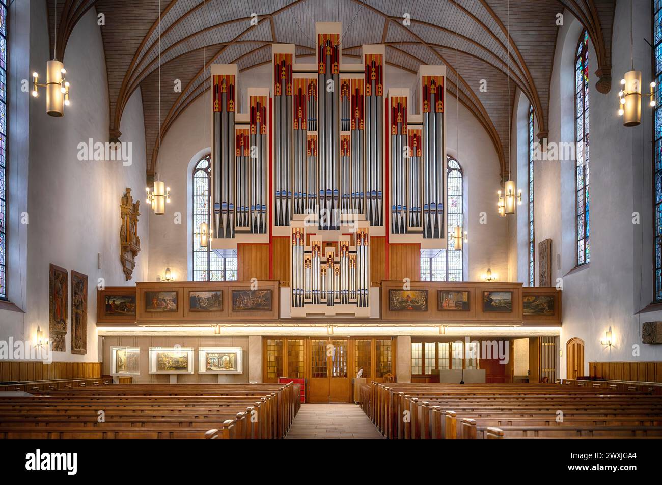 Protestant church interior hi-res stock photography and images - Alamy