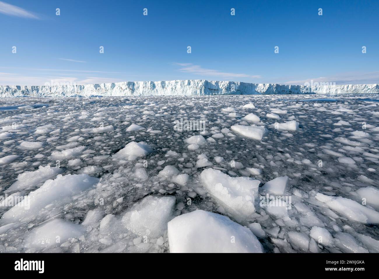 Large floating icebergs broken from hi-res stock photography and images ...