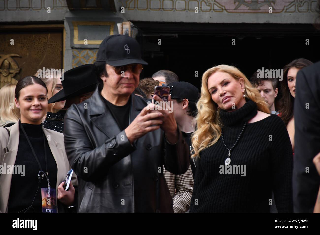 Hollywood, California, USA 25th March 2024 Gene Simmons and Shannon ...