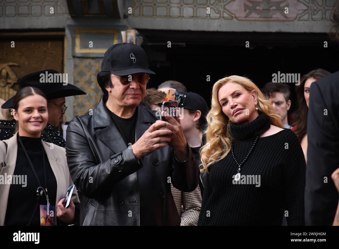 Hollywood, California, USA 25th March 2024 Gene Simmons and Shannon ...