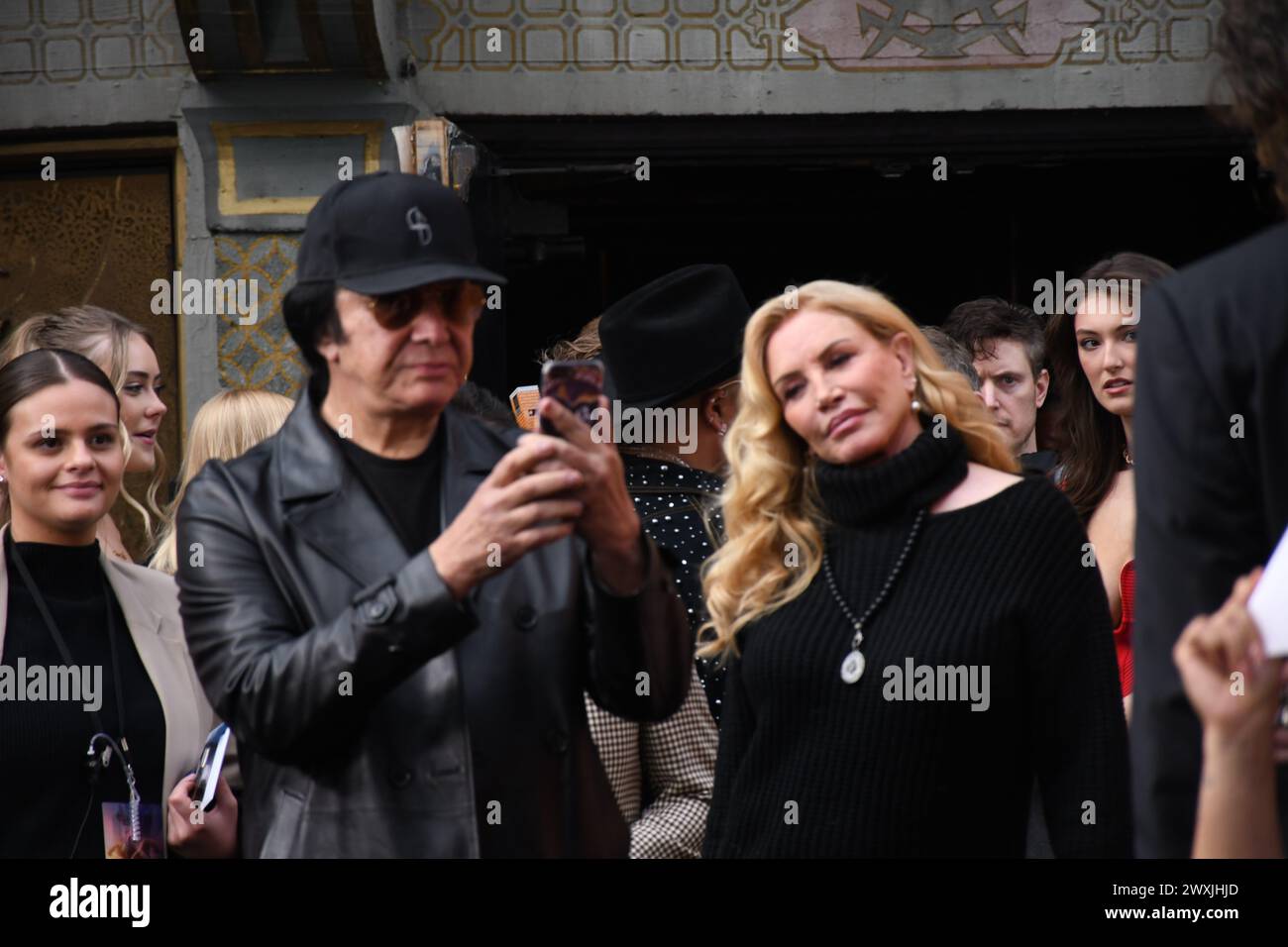 Hollywood, California, USA 25th March 2024 Gene Simmons and Shannon ...
