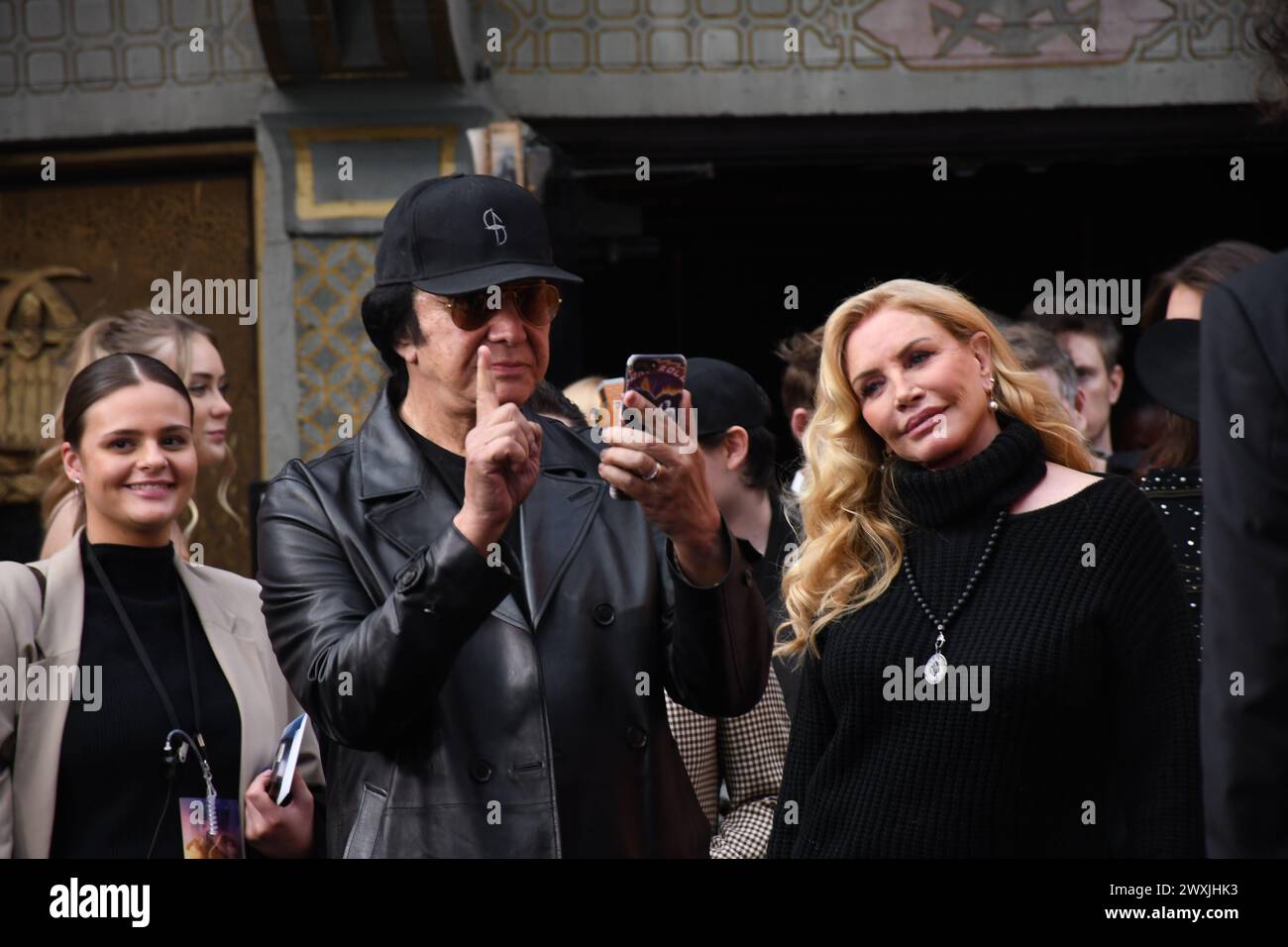 Hollywood, California, USA 25th March 2024 Gene Simmons and Shannon ...