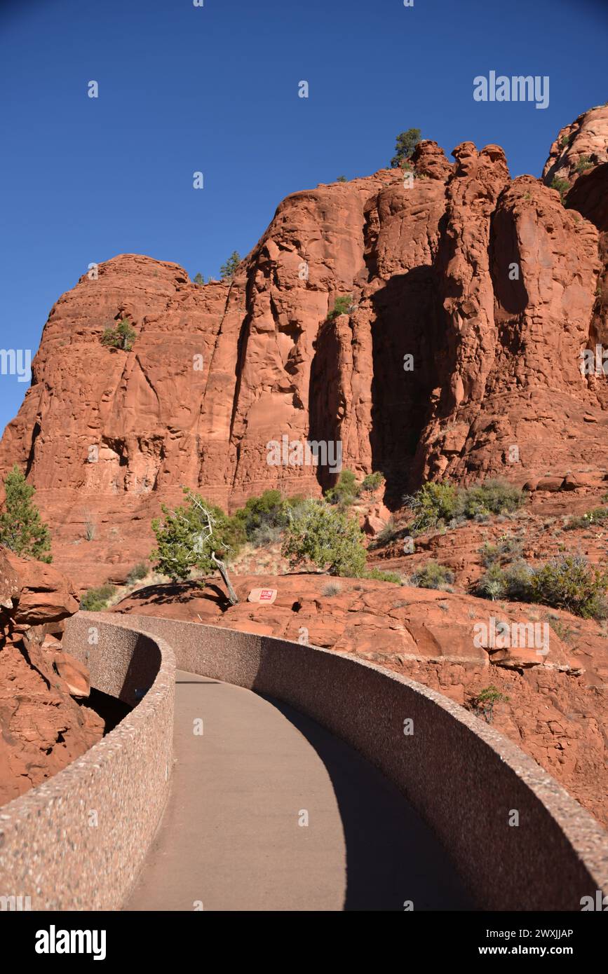 Sedona, AZ. U.S.A. 2/14/2024. The Chapel of the Holy Cross Roman ...