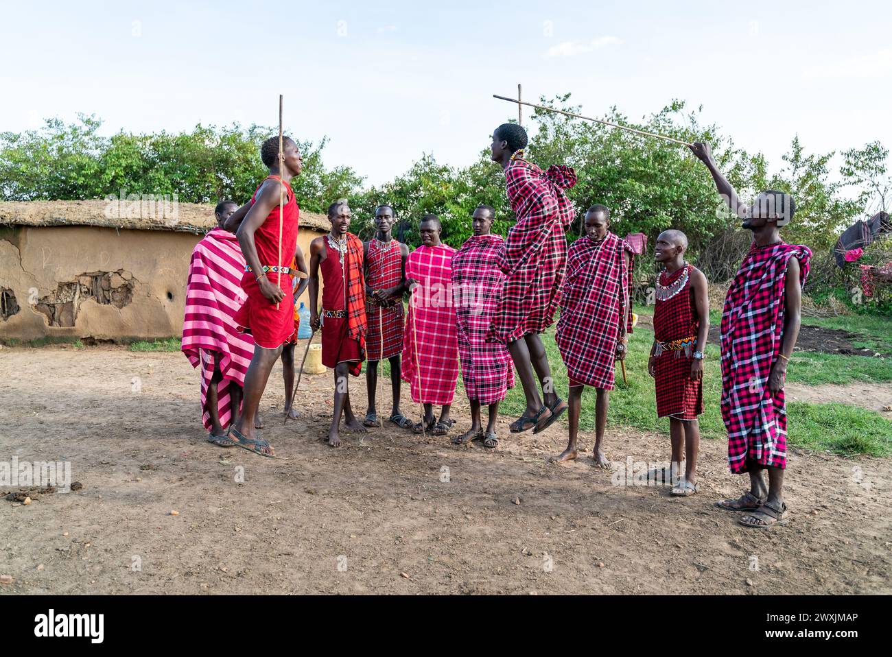 Masai man tribe tribal portrait face hi-res stock photography and ...