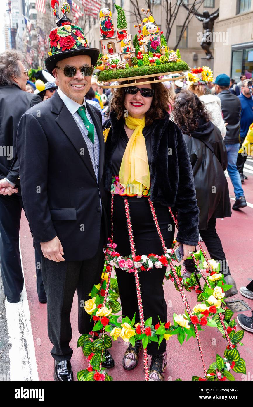 2024 nyc easter parade hi-res stock photography and images - Alamy