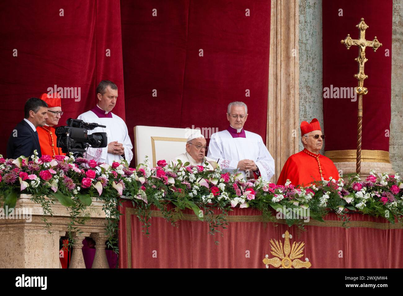 Vatican, Vatican. 31st Mar, 2024. Pope Francis delivers his speech 'To ...