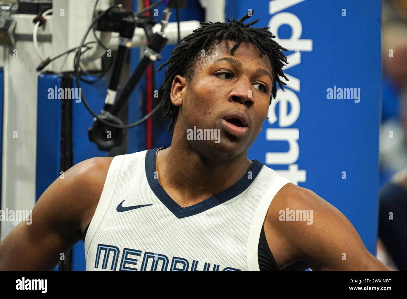Orlando, Florida, USA, March 30, 2024, Memphis Grizzlies guard John ...