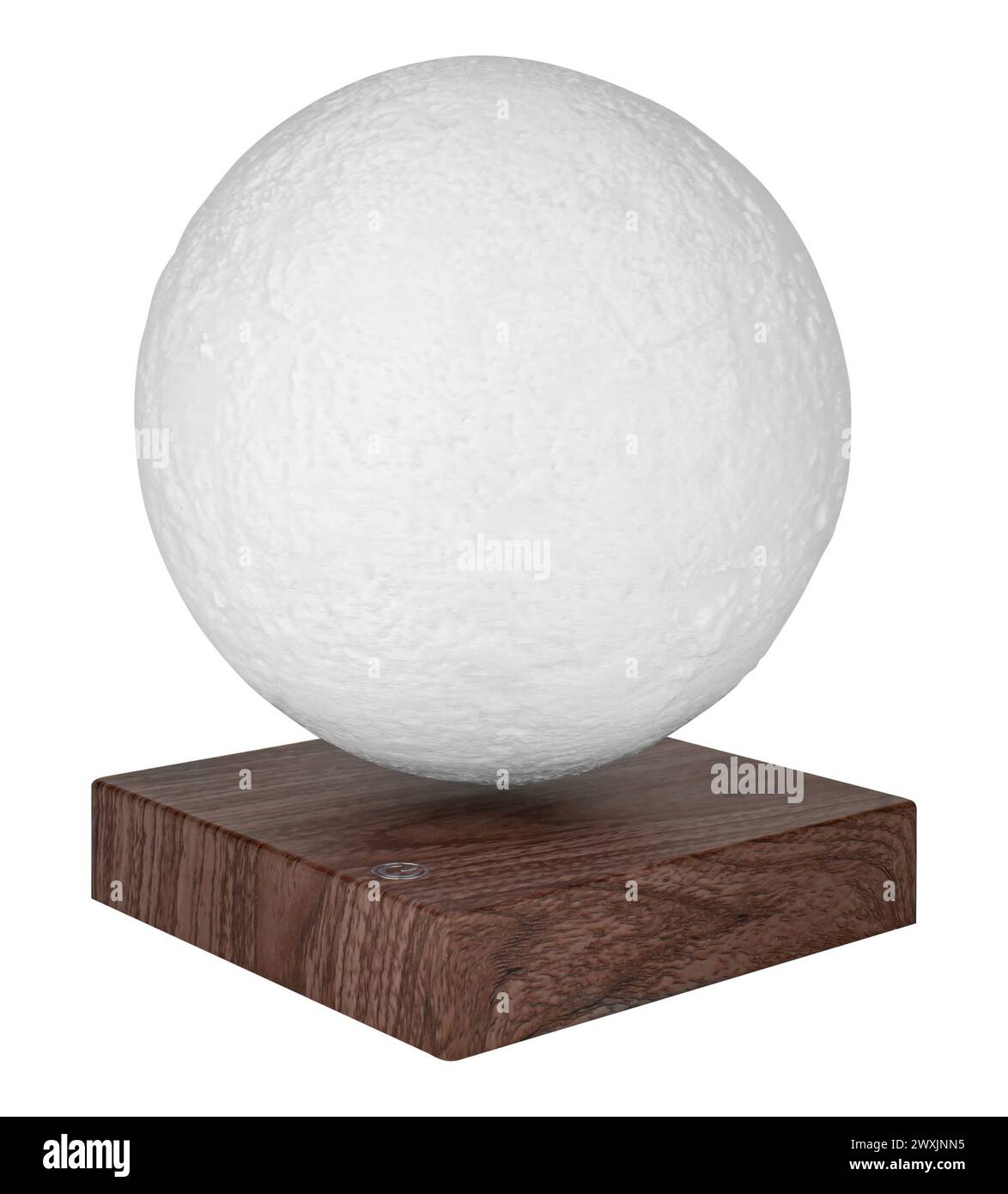 levitating ball lamp on white background in insulation Stock Photo - Alamy