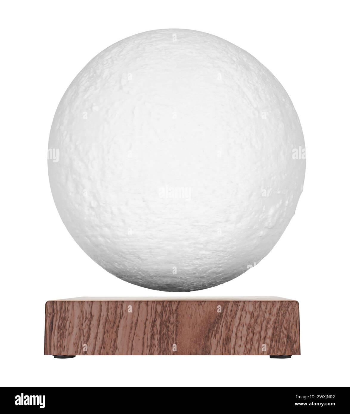 levitating ball lamp on white background in insulation Stock Photo - Alamy