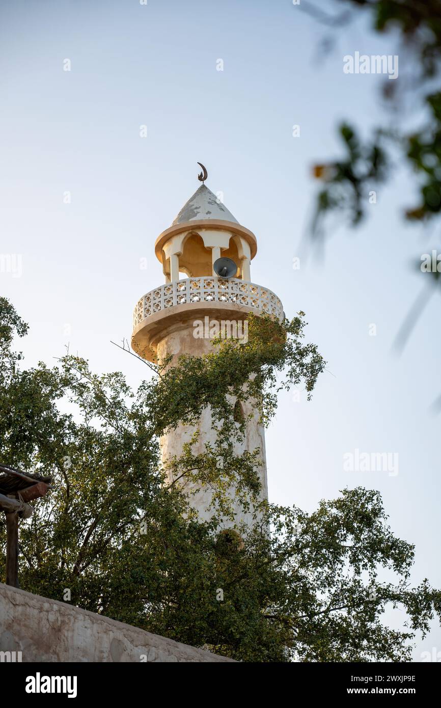 Wakra, Qatar - March 28, 2024: Old buildings architecture in the Wakrah ...