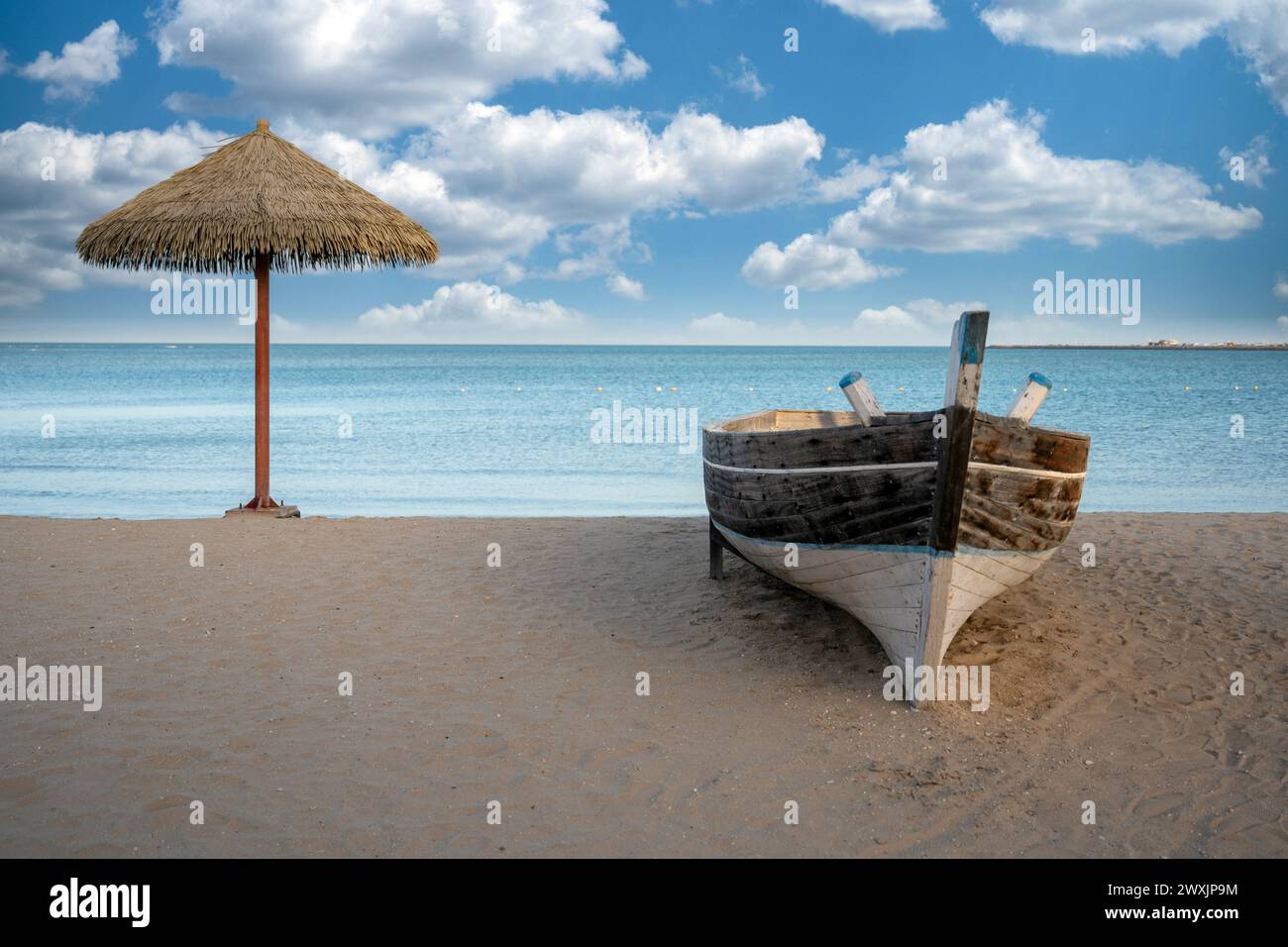 Beautiful beaches in Qatar. Al wakrah beach souq wakra Doha Qatar Stock ...