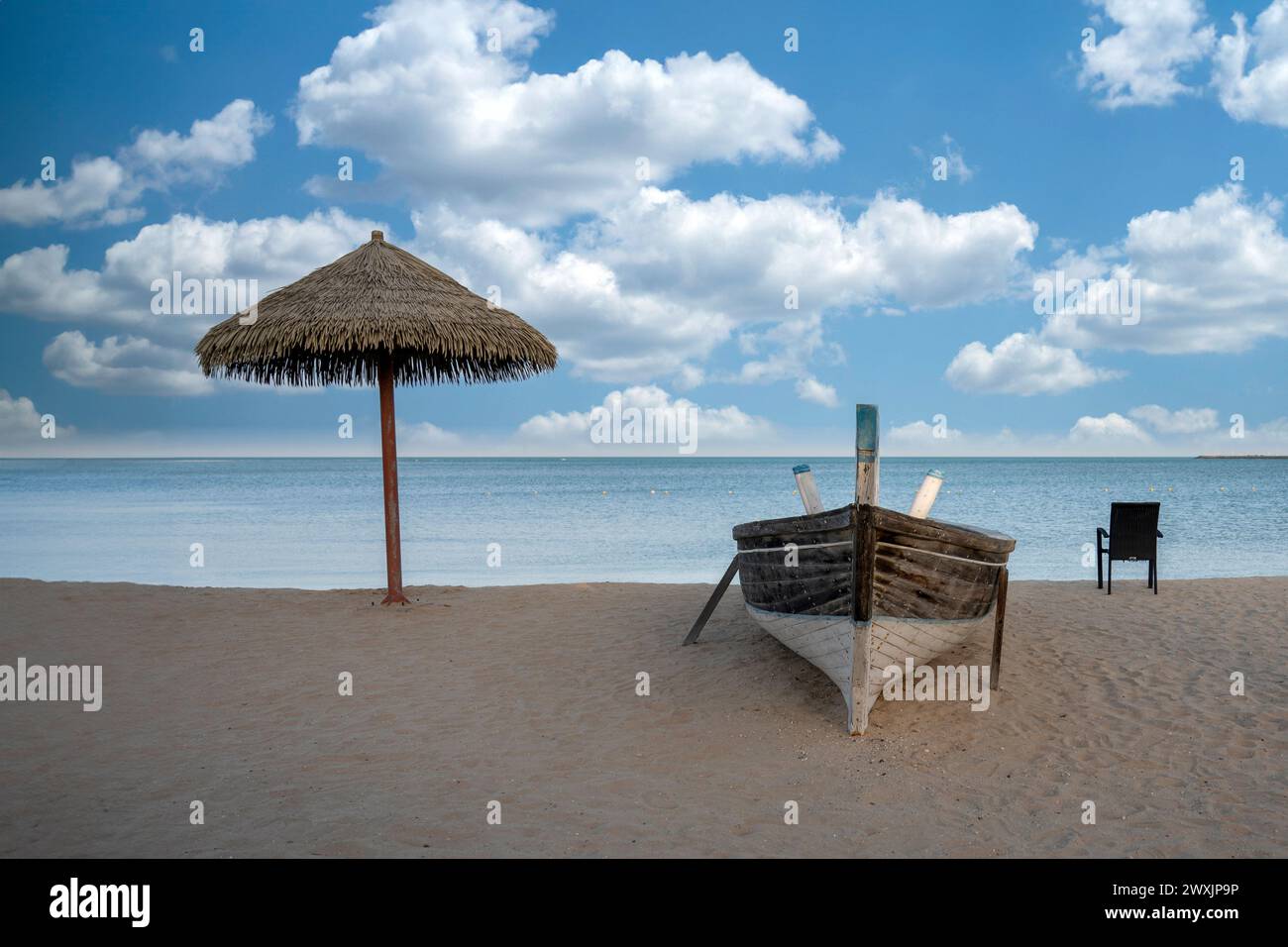 Beautiful beaches in Qatar. Al wakrah beach souq wakra Doha Qatar Stock ...