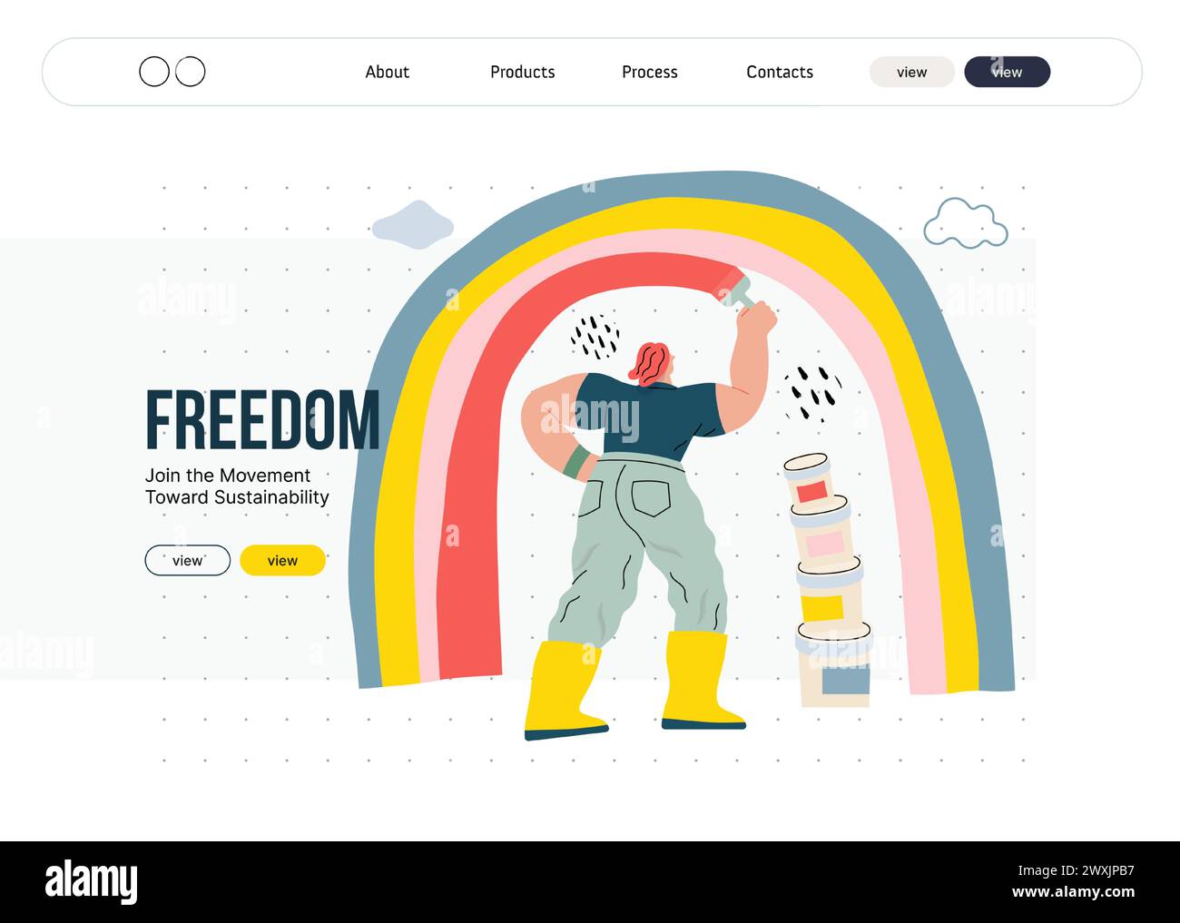 Mural creation Stock Vector Images - Alamy