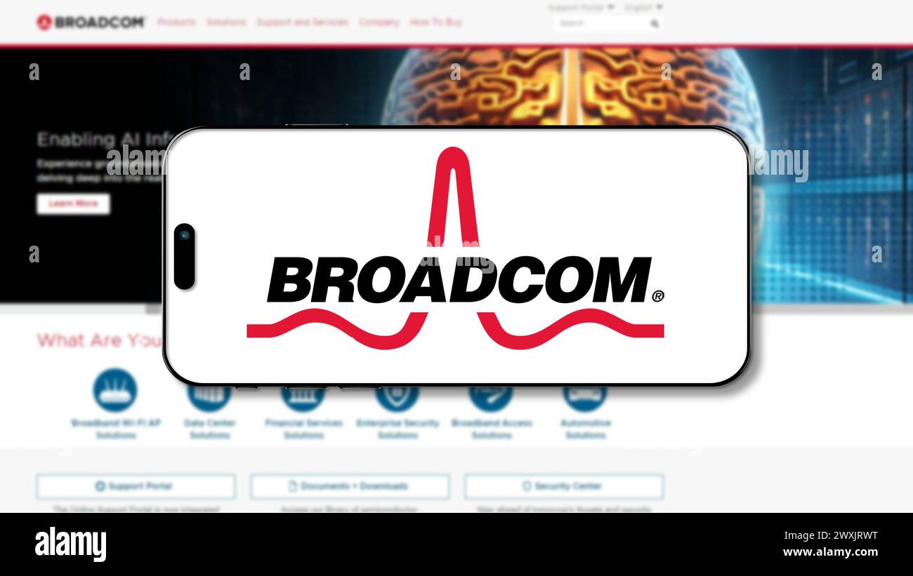 Broadcom chip 2024 hi-res stock photography and images - Alamy