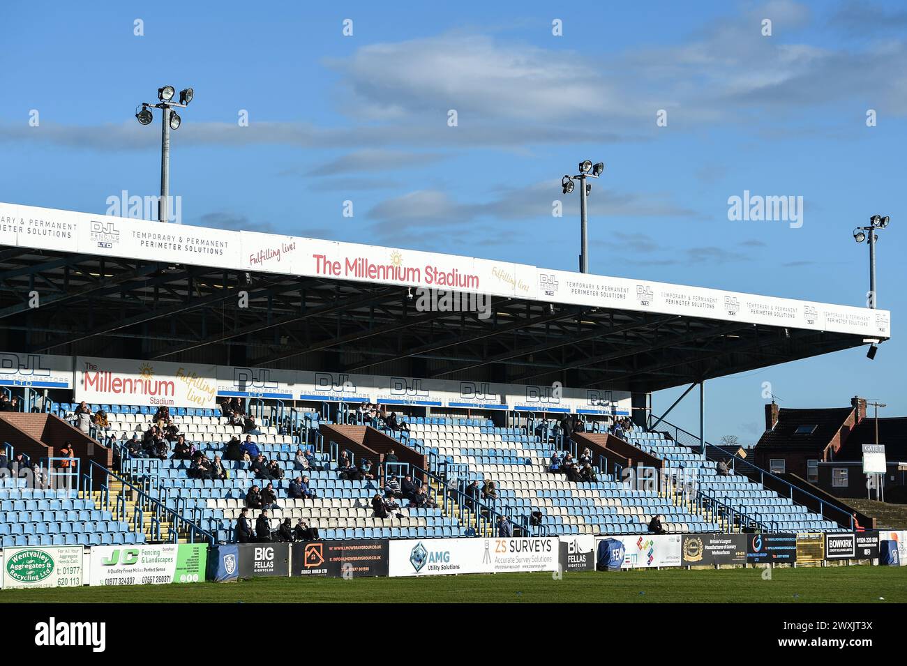 Featherstone, England - 29th March 2024 General view Millennium Stadium ...