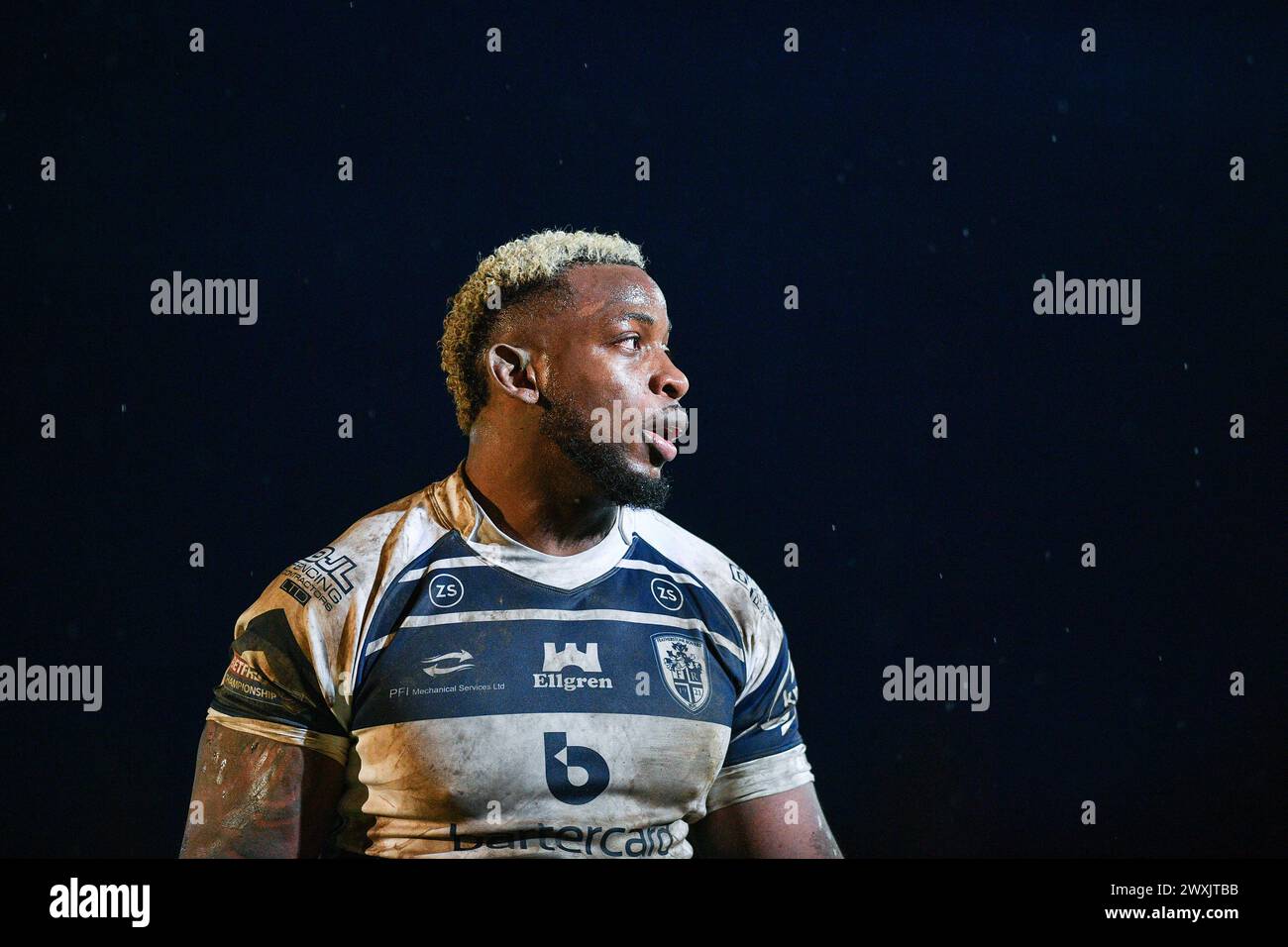 Featherstone, England - 29th March 2024 Gadwin Springer of Featherstone ...