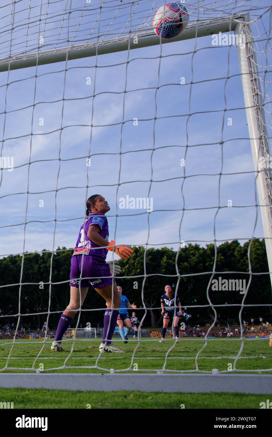 Sydney, Australia. 31st Mar, 2024. Goalkeeper, Jada Whyman of Sydney FC ...