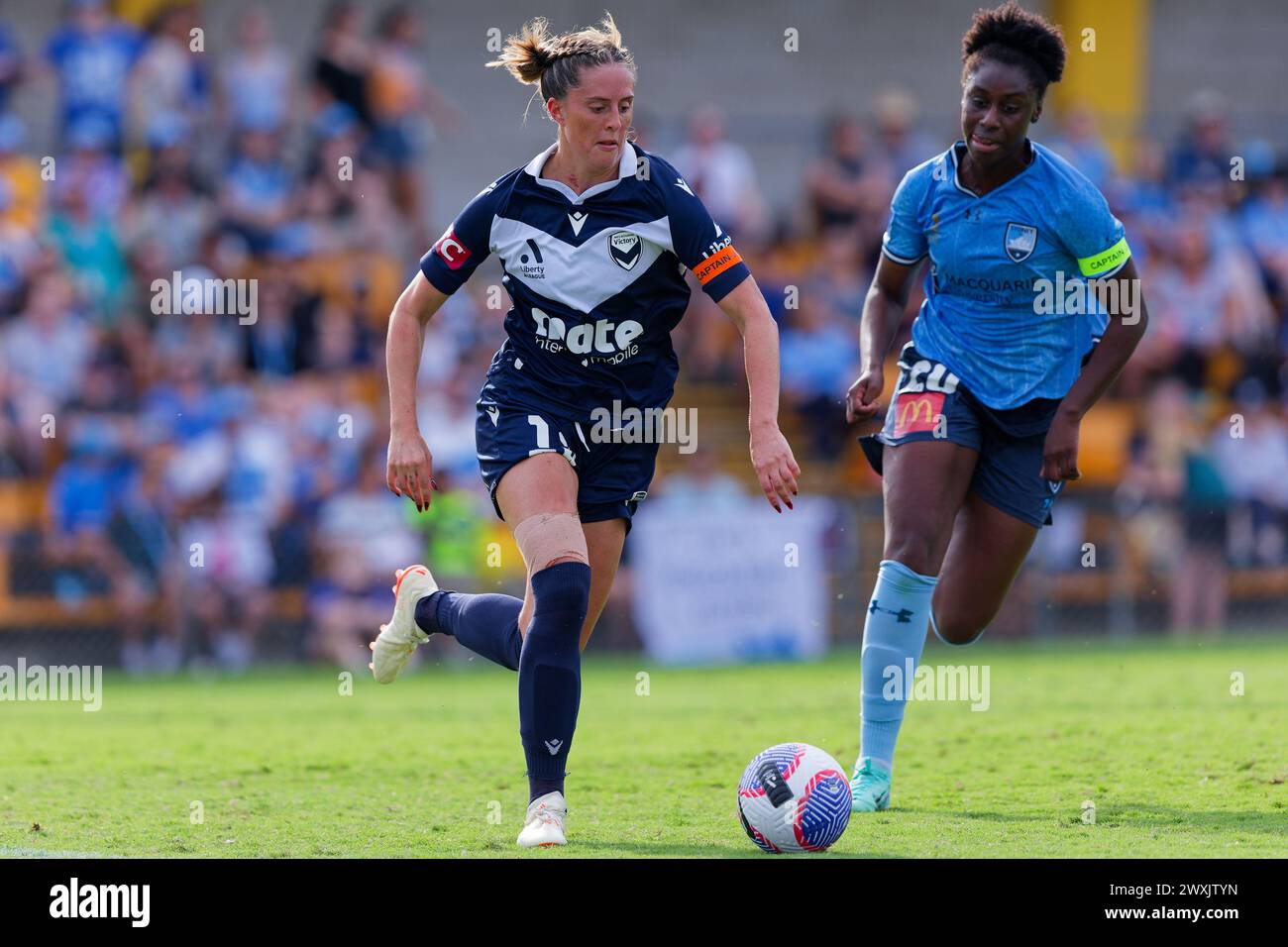 Sydney, Australia. 31st Mar, 2024. Kayla Morrison of Melbourne Victory ...