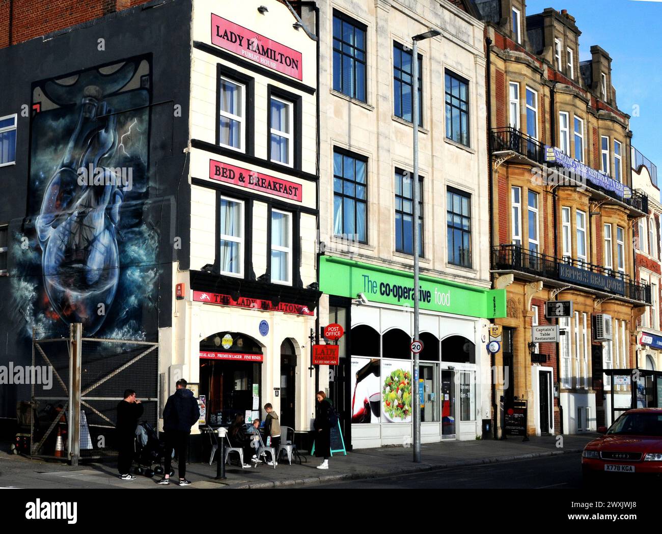 WALKING TOUR DAY 30. THE HARD ,LADY HAMILTON PUB PIC MIKE WALKER 2024 ...