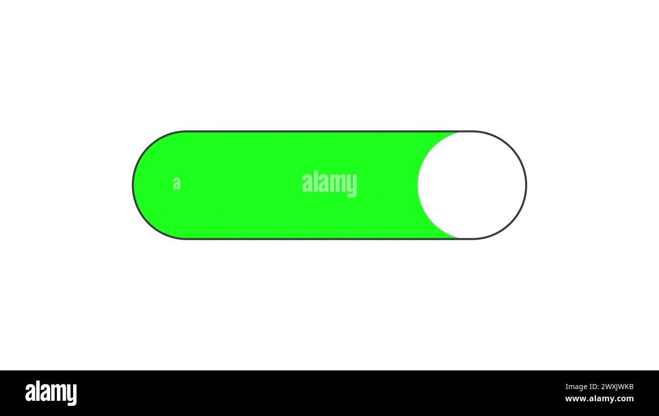 On off Button. Computer generated 3d render Stock Photo - Alamy