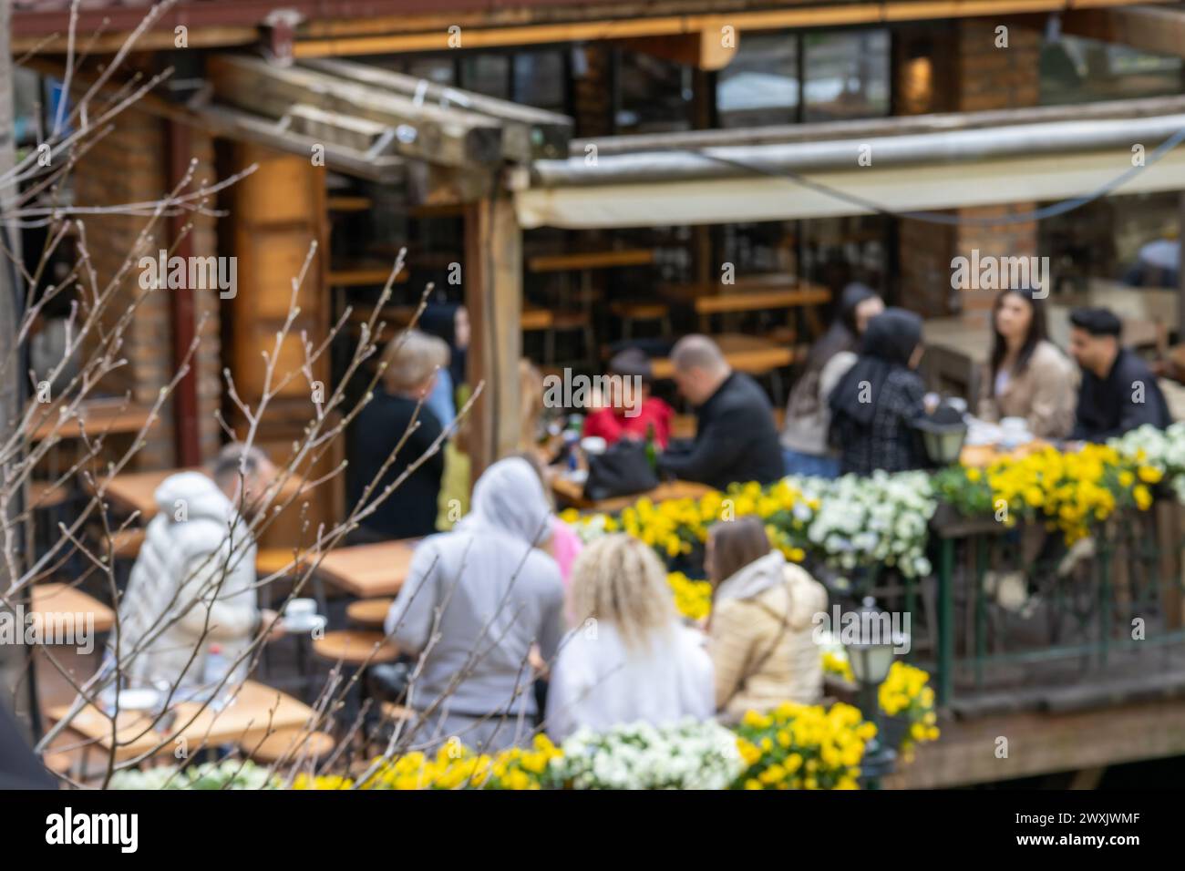 People enjoying a day out socializing hi-res stock photography and ...