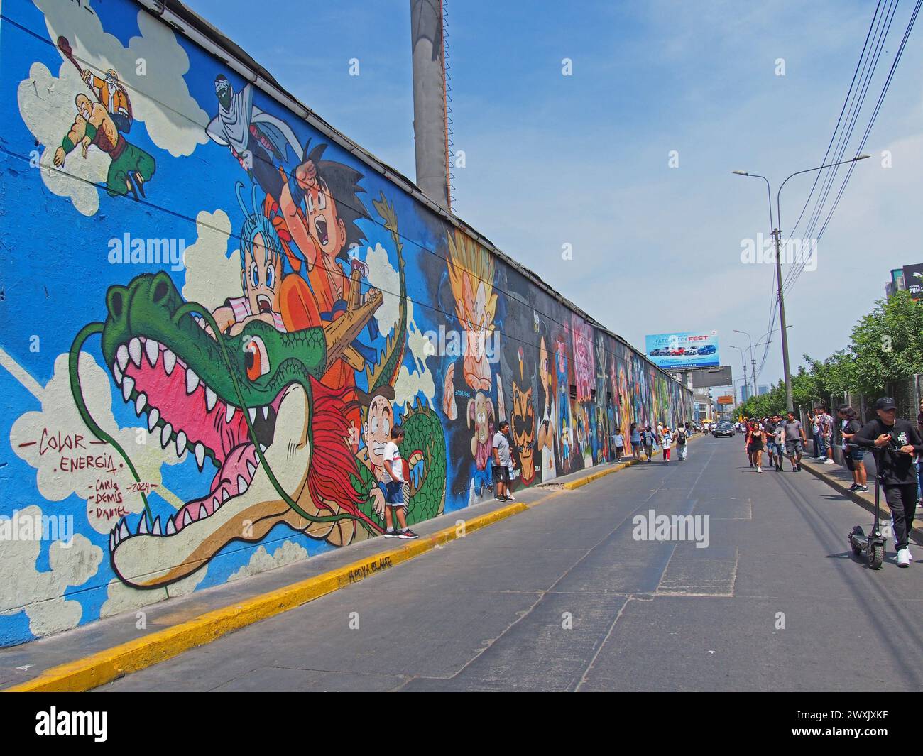 Tribute to Akira Toriyama (April 5, 1955 - March 1, 2024), a mural ...
