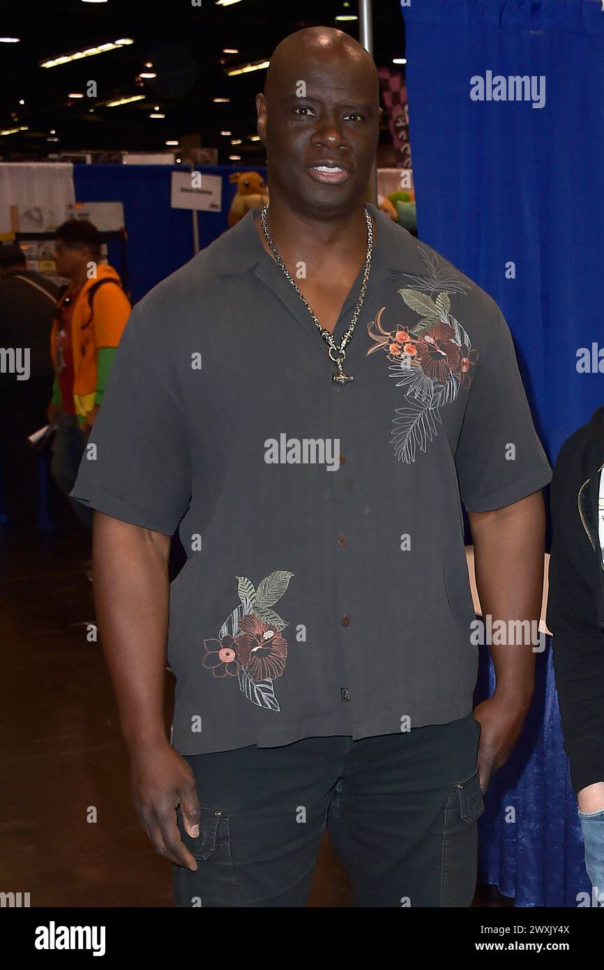 Isaac C. Singleton Jr. auf der WonderCon 2024 im Anaheim Convention ...