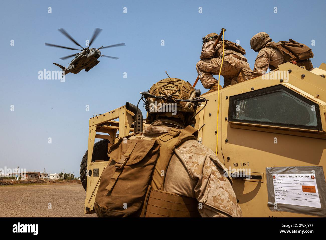 U.S. Marines assigned to Combat Logistics Battalion 15, 15th Marine ...