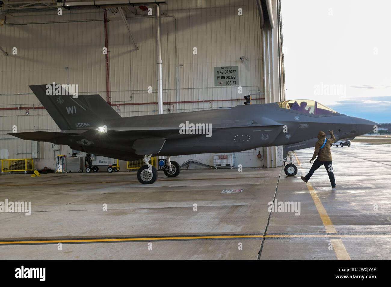 A U.S. Air Force tactical aircraft maintenance specialist assigned to ...