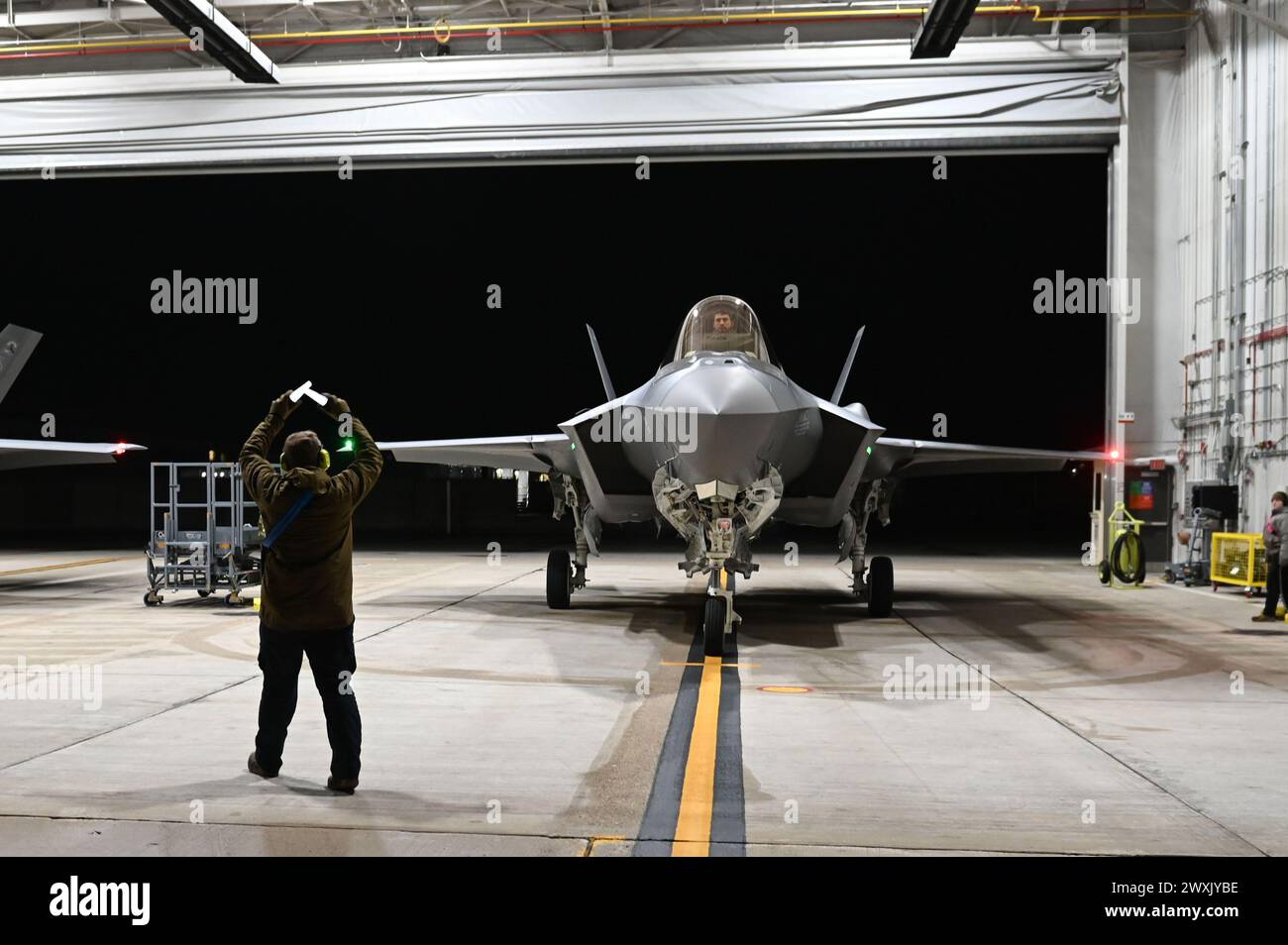 A U.S. Air Force tactical aircraft maintenance specialist assigned to ...