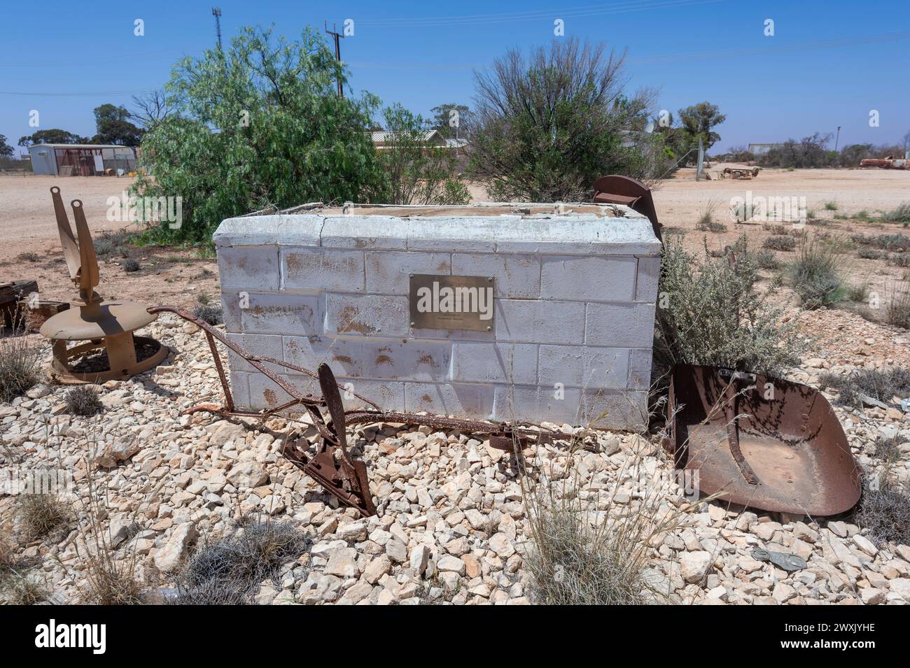 A time Capsule is a tourist attraction at Rawlinna, a tiny remote ...