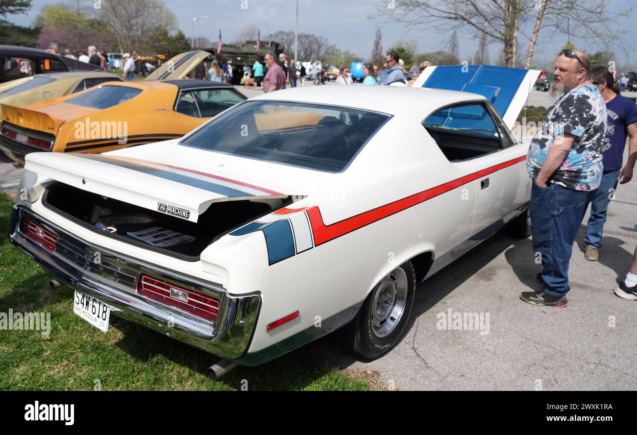 United States. 04th Apr, 2024. Visitors to the Concours d' Elegance ...