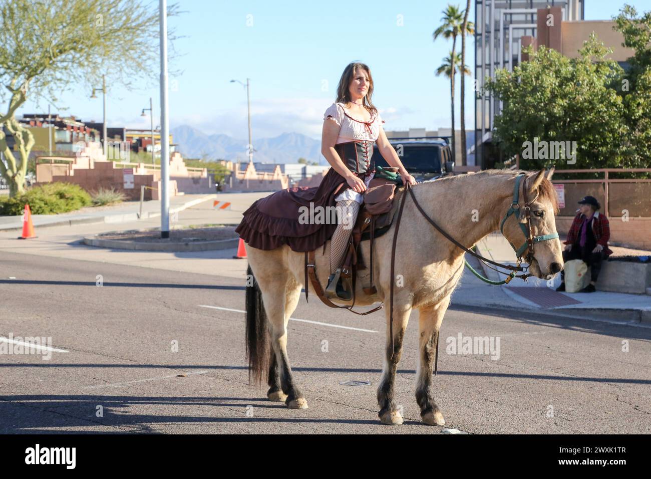 70th Annual Parada Del Sol Parade in Old Town Scottsdale, Arizona Stock ...