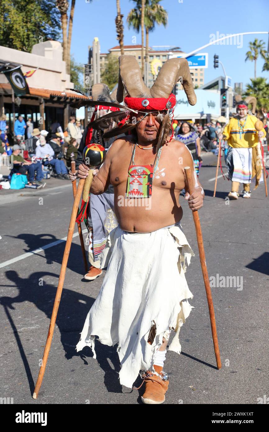 70th Annual Parada Del Sol Parade in Old Town Scottsdale, Arizona Stock ...