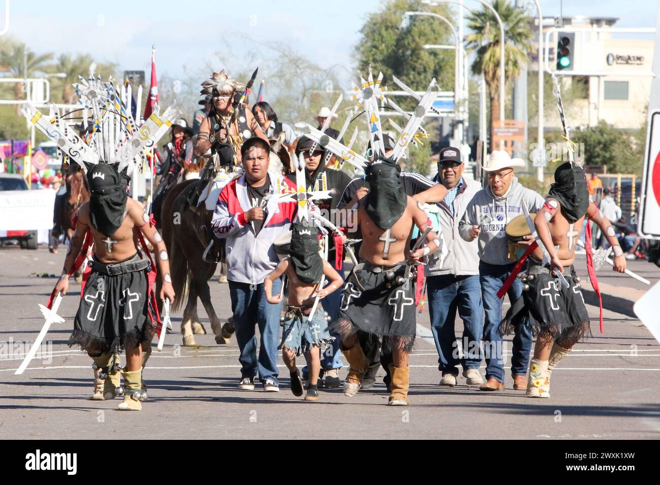 70th Annual Parada Del Sol Parade in Old Town Scottsdale, Arizona Stock ...