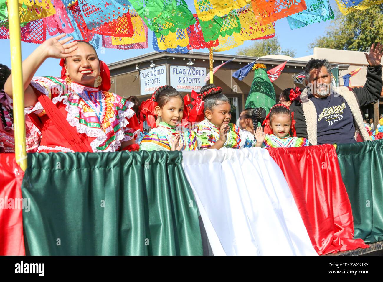 Papal picado flags hi-res stock photography and images - Alamy