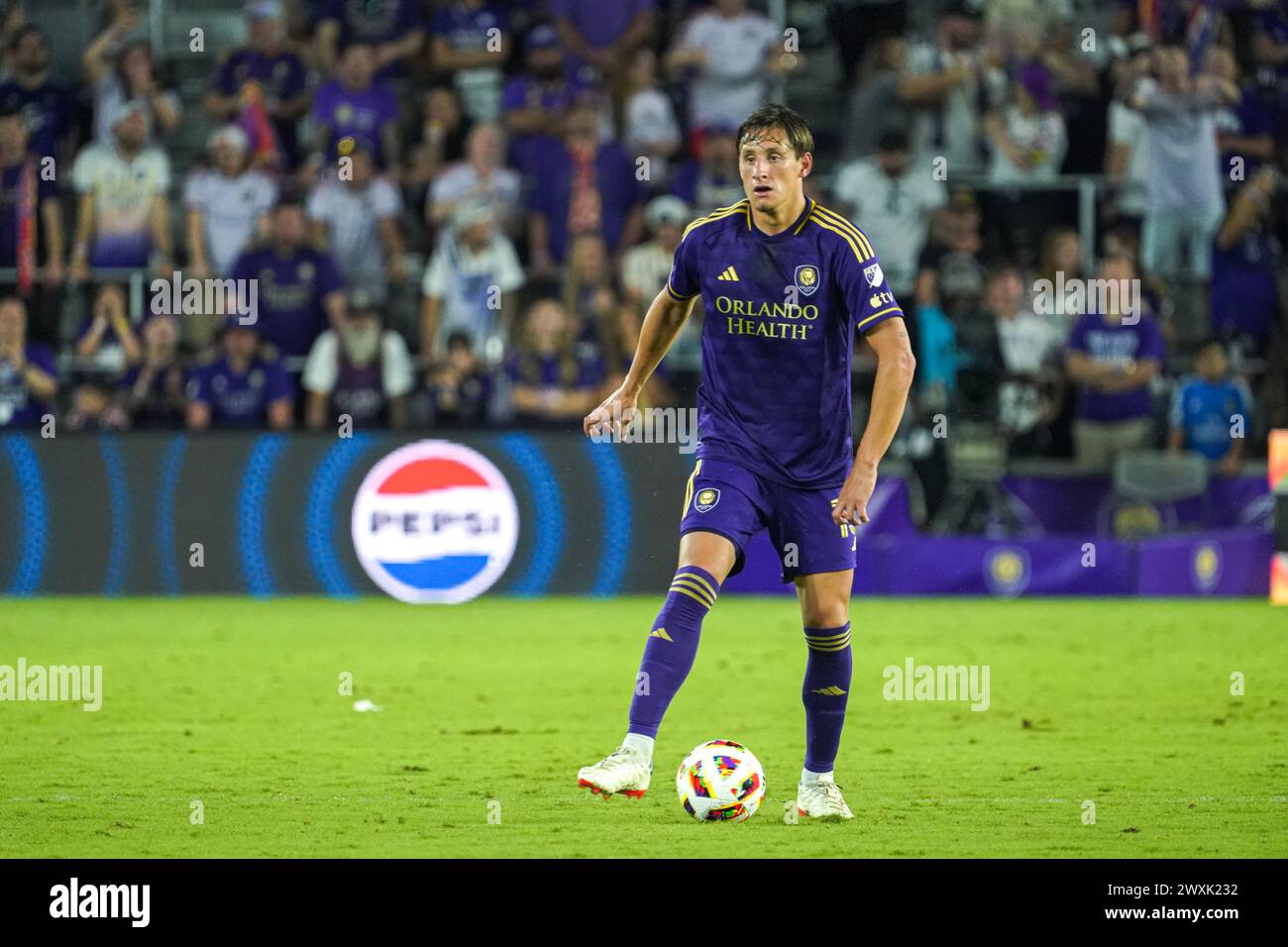 Orlando, Florida, USA, March 30, 2024, Orlando City SC defender Rodrigo ...