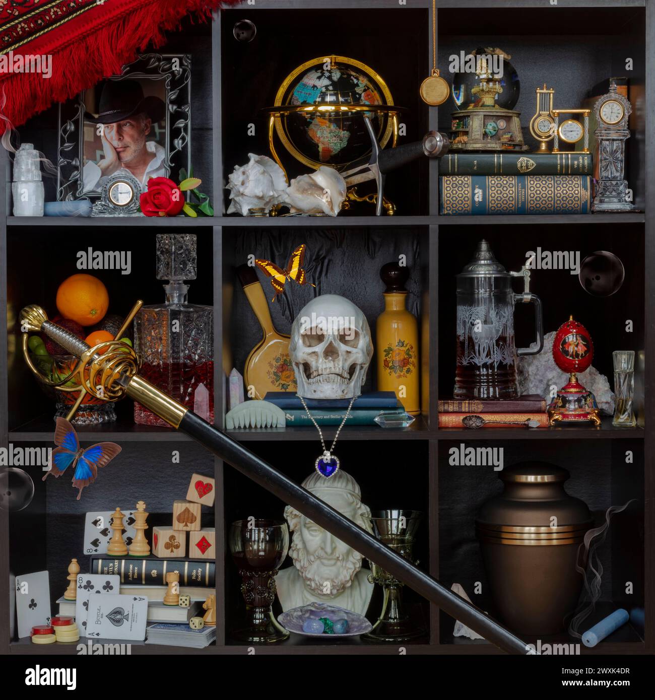 The vanitas tradition in still-life paintings is associated mostly with ...