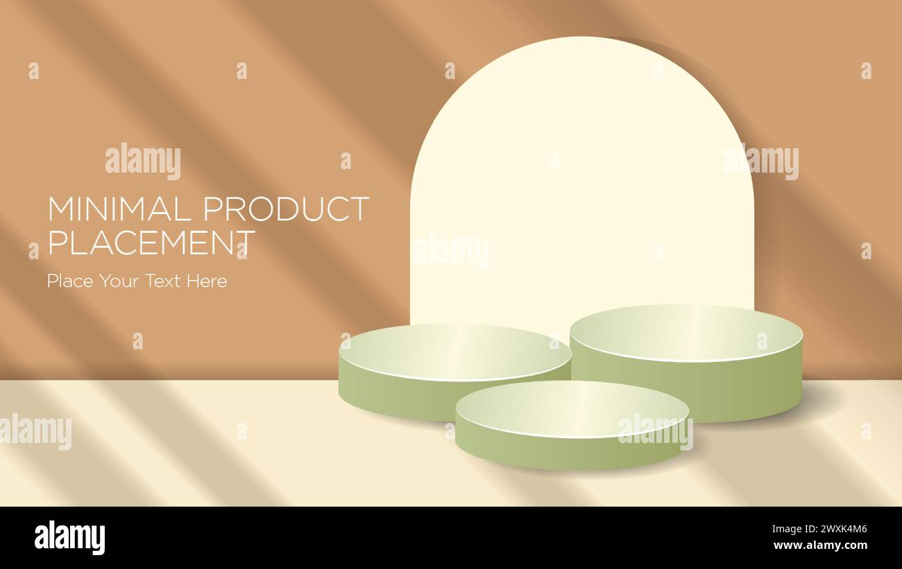 Product placement presentation podium Stock Vector Images - Alamy