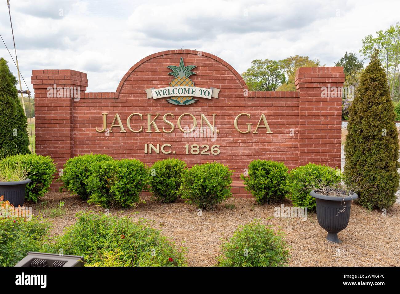 Georgia welcome sign hi-res stock photography and images - Alamy